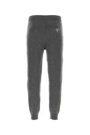 Prada Dark Grey Cashmere Joggers