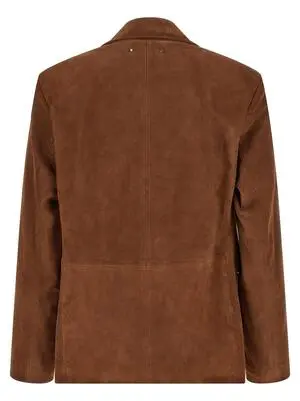 GOLDEN GOOSE Robyn Suede Jacket - Brown