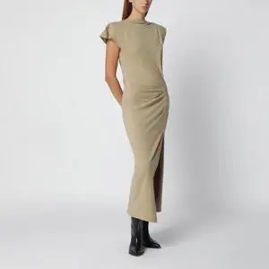 Isabel Marant Étoile Nadela Draped Jersey Dress - Silver
