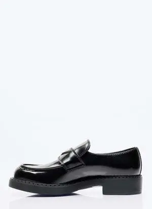 Prada Brushed Leather Loafers
