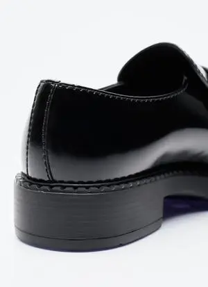 Prada Brushed Leather Loafers