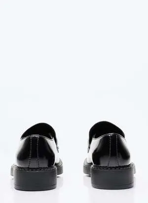 Prada Brushed Leather Loafers