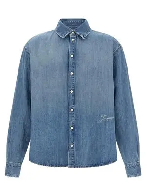Jacquemus La Chemise De-nîmes Simon' Shirt - Blue