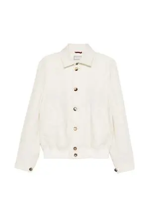 Brunello Cucinelli Hopsack Shirt Jacket