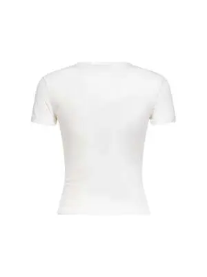 DIESEL® Ribbed Stretch Jersey T-shirt - Multicolor