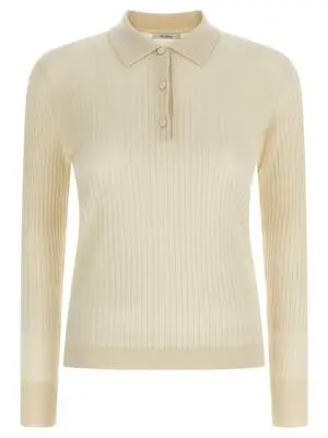 Max Mara Max Mara Women 'Mxpgitano' Polo Shirt White