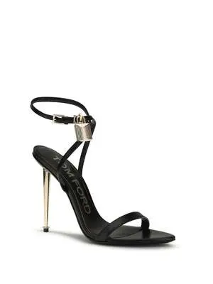 TOM FORD Padlock Pointy Naked Heeled Sandals