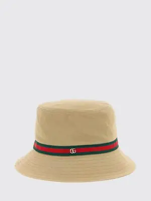 Gucci Cotton Twill Bucket Hat - Brown