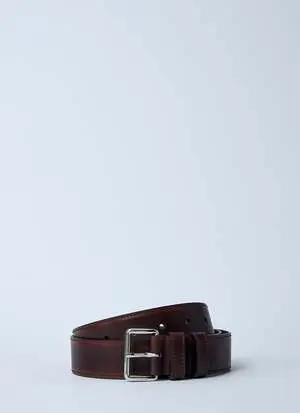 Prada Leather Belt - Brown