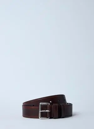 Prada Leather Belt - Brown