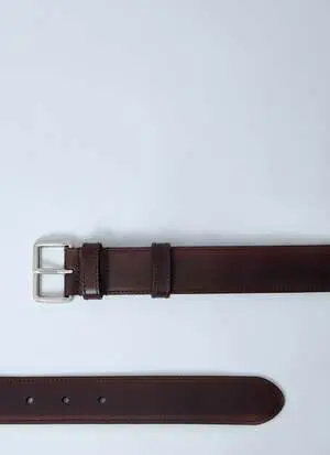 Prada Leather Belt - Brown