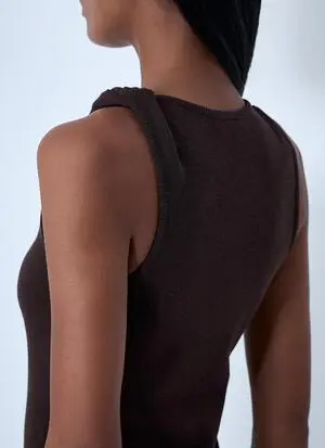 JW Anderson Ribbed Midi Dress - Multicolor