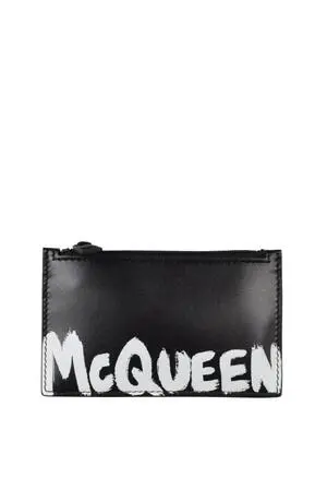 Alexander McQueen Card Holder - Black