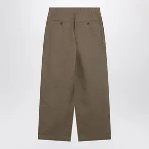 TOTEME Cotton Trousers - Brown