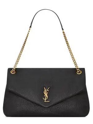 Saint Laurent Calypso Large Bag - Black