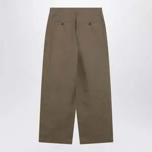 TOTEME Hazelnut Cotton Trousers