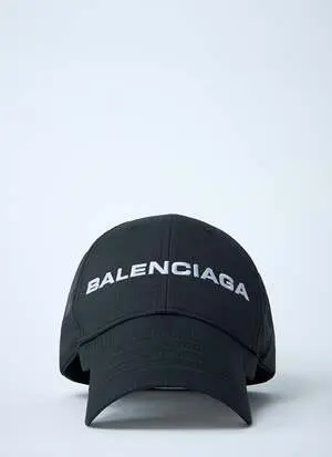 Balenciaga Logo Motif Baseball Cap