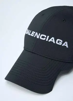 Balenciaga Logo Motif Baseball Cap