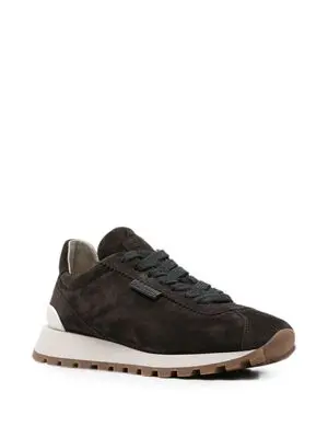 Brunello Cucinelli Suede Leather Sneakers