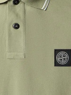 Stone Island Stretch Organic Cotton Polo Shirt - Multicolor