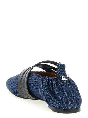 GANNI Sue Triple' Ballet Flats
