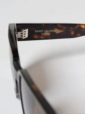 Saint Laurent Recycled Acetate Aviator Sunglasses - Multicolor