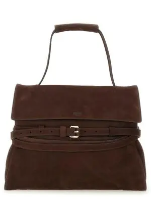 Moschino Tie Me Medium Bag - Brown