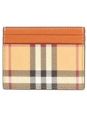 Burberry Portacarte Check - Cream