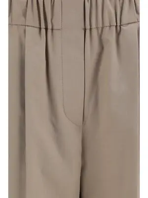 Brunello Cucinelli Cotton Pants - Cream