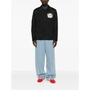 Kenzo Graphic Print Shirt Jacket