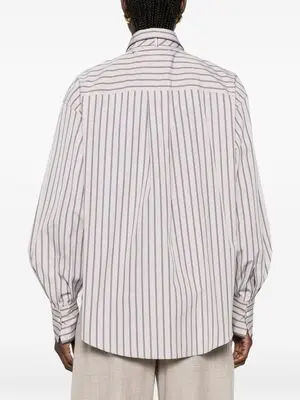 Brunello Cucinelli Striped Cotton Shirt - Multicolor