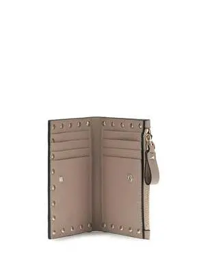 Valentino Garavani Rockstud Zip Card Holder