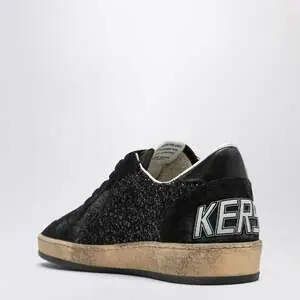 GOLDEN GOOSE Ball Star Suede And Glitter Sneakers
