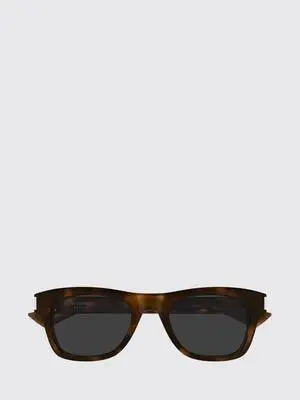 Saint Laurent Acetate Aviator Sunglasses - Brown