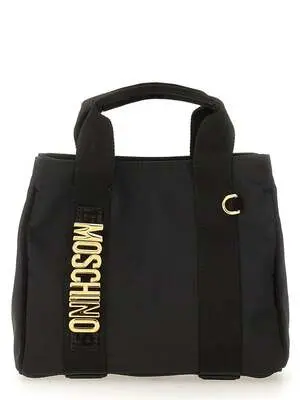 Moschino Bag With Logo - Black
