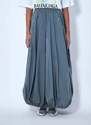 Balenciaga Balloon Tracksuit Maxi Skirt - Gray