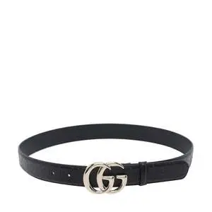 Gucci Gg Marmont Belt - Black
