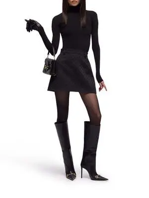 Gucci Gg Cotton-blend Miniskirt