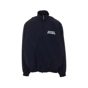 Balenciaga Masking Tape Track Jacket - Black
