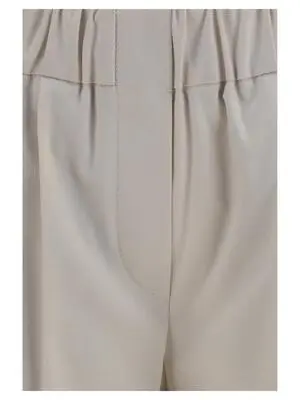 Brunello Cucinelli Cotton Pants - Cream