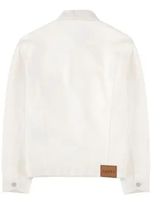 Gucci Giacca In Denim Con Morsetti
