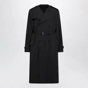 Prada Double-breasted Cotton-blend Trench Coat