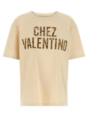 Valentino Garavani Embroidered T-shirt - Cream