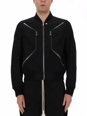Rick Owens Heizer Flight Jacket - Black