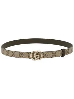 Gucci Reversible Belt Gg Marmont - Brown