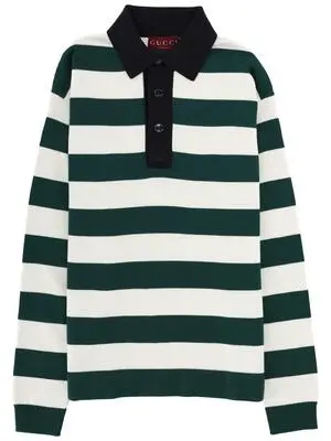 Gucci Silk Polo - Green