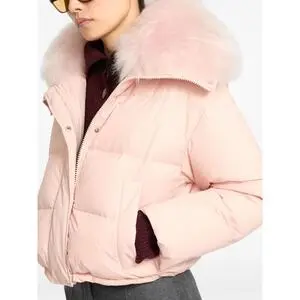YVES SALOMON Puffer Jacket - Pink