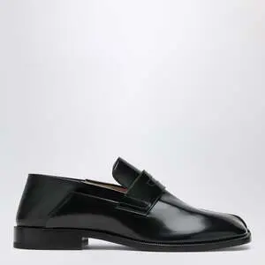 MAISON MARGIELA Leather Tabi Loafers - Black