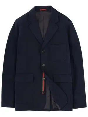 Gucci Single-breasted Jacket - Blue
