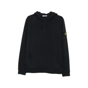 Stone Island Hooded Sweatshirt - Blue